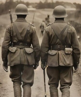 German World War 2 WWII Soldiers Vintage Style Art Print Picture Photo ...