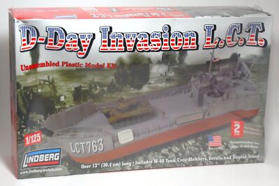 Lindberg 70867 1/125 D-Day Invasion LCT763 Ship Plastic Model Kit | eBay