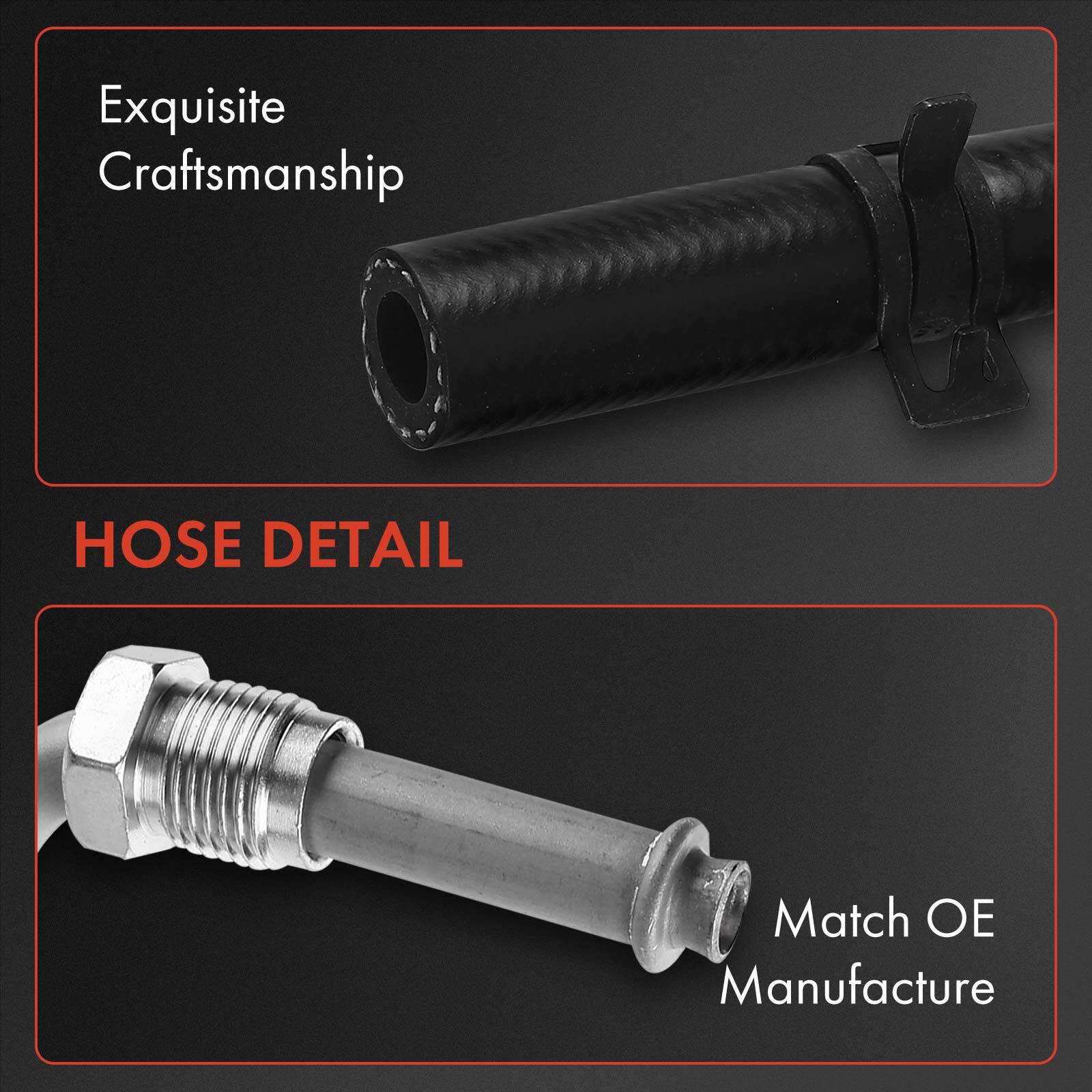 Power Steering Return Line Hose Assembly for Pontiac 2004-2006 V6 3.8L ...