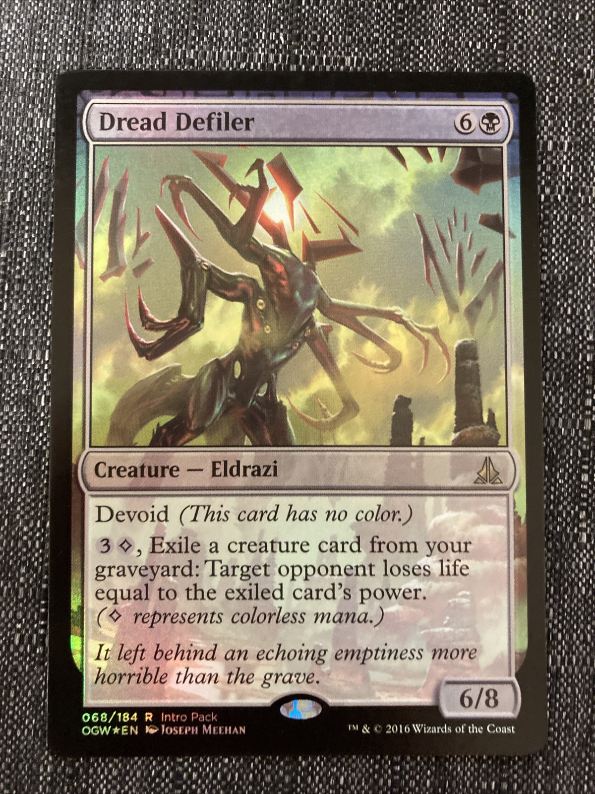 1X Dread Defiler - Oath of the Gatewatch - FOIL NM. MTG CARD | eBay