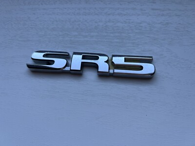 SR5 badge Decal Emblem Chrome ABS Nameplate for Tacoma Tundra | eBay