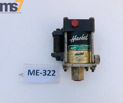 HASKEL M-188 AIR DRIVEN LIQUID/ FLUID PUMP 1034 BAR 15000 PSI 188:1 ...