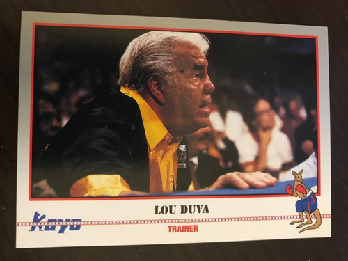 1991 Kayo Boxing Lou Duva #199 Trainer Boxing Personality | eBay