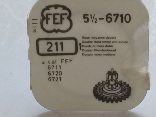 FEF Cal 6710 6711 6720 6721 - Double Third Wheel - Part 211 - 5.5 ...