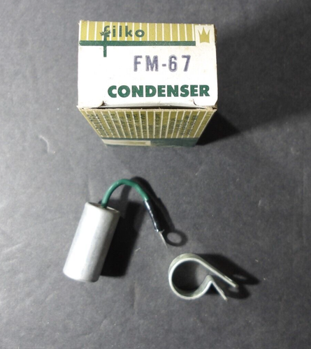 New Filko Ignition Parts FM-67 Condenser NOS Replacement Ignition Parts ...