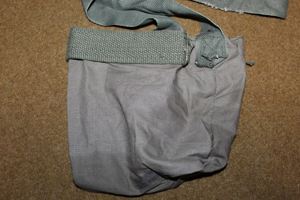 Original Vietnam War Era U.S. Army MG 100 Rd OD Cloth Carrier w/Strap ...