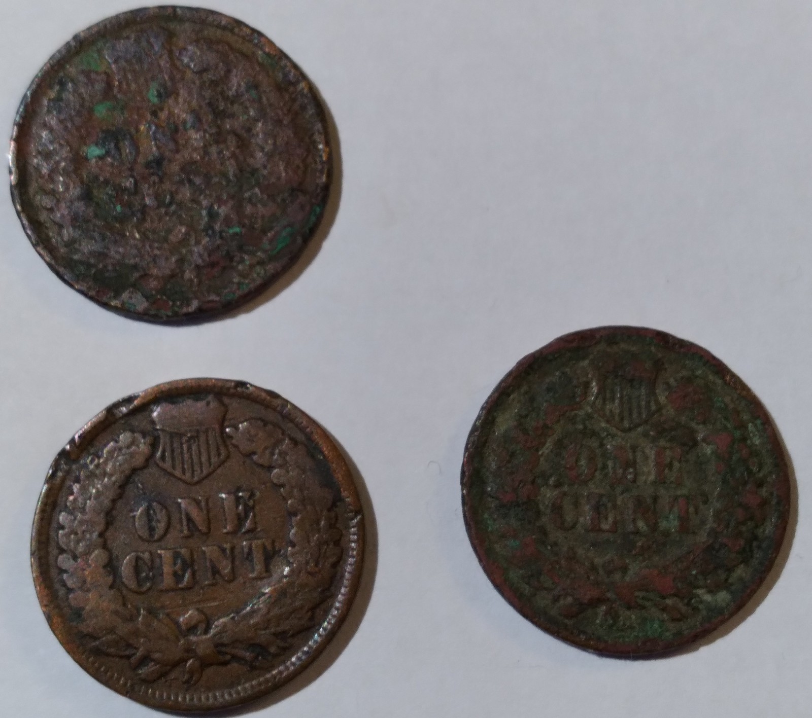 Indian Head Cent Pennies Lot of 7 Junk Cull Various Dates | eBay