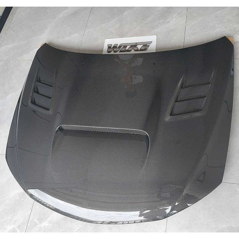 Real Carbon Fiber Vented Bonnet Hood for Subaru WRX/STi GR GV 2008-2014 ...