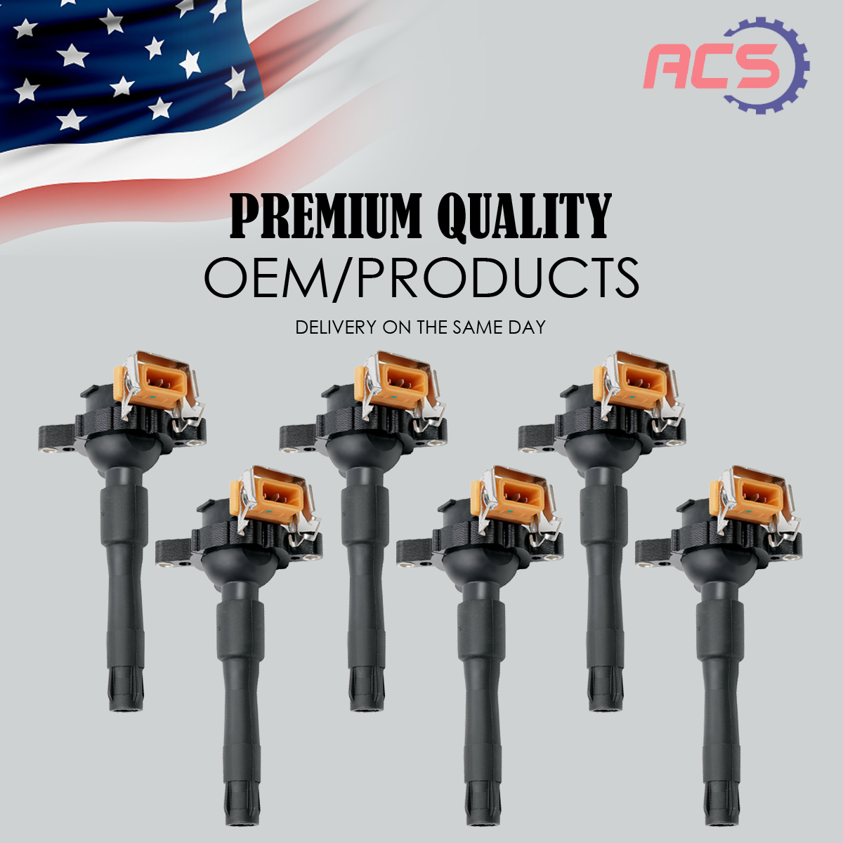6X Ignition Coils OEM for BMW E46 E39 X5 E36 325 330 328 525 740 M3 ...