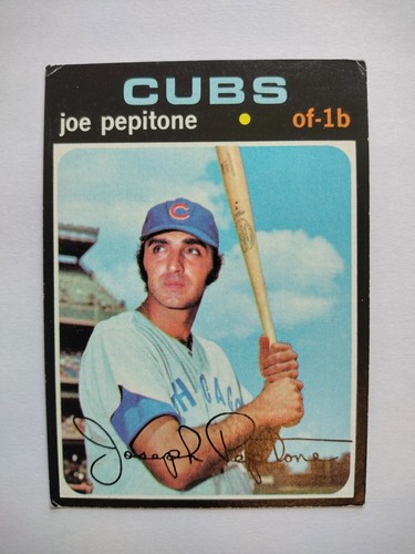 1971 Topps #90 Joe Pepitone VG-VGEX CENTERED | eBay