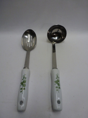 Corelle Coordinates Callaway Ivy 2 Piece Serving Utensils Ladle Slotted ...
