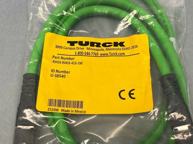 Turck Rj45s Rj45s 423-1m Ethernet Cable U-38540 for sale online | eBay