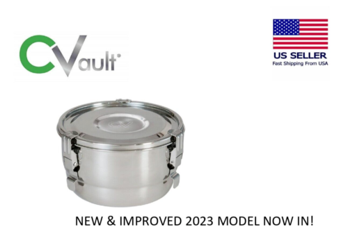 CVault 2 Liter Humidity Curing Storage Container, 7" x 4" & 60 gram 62% ...