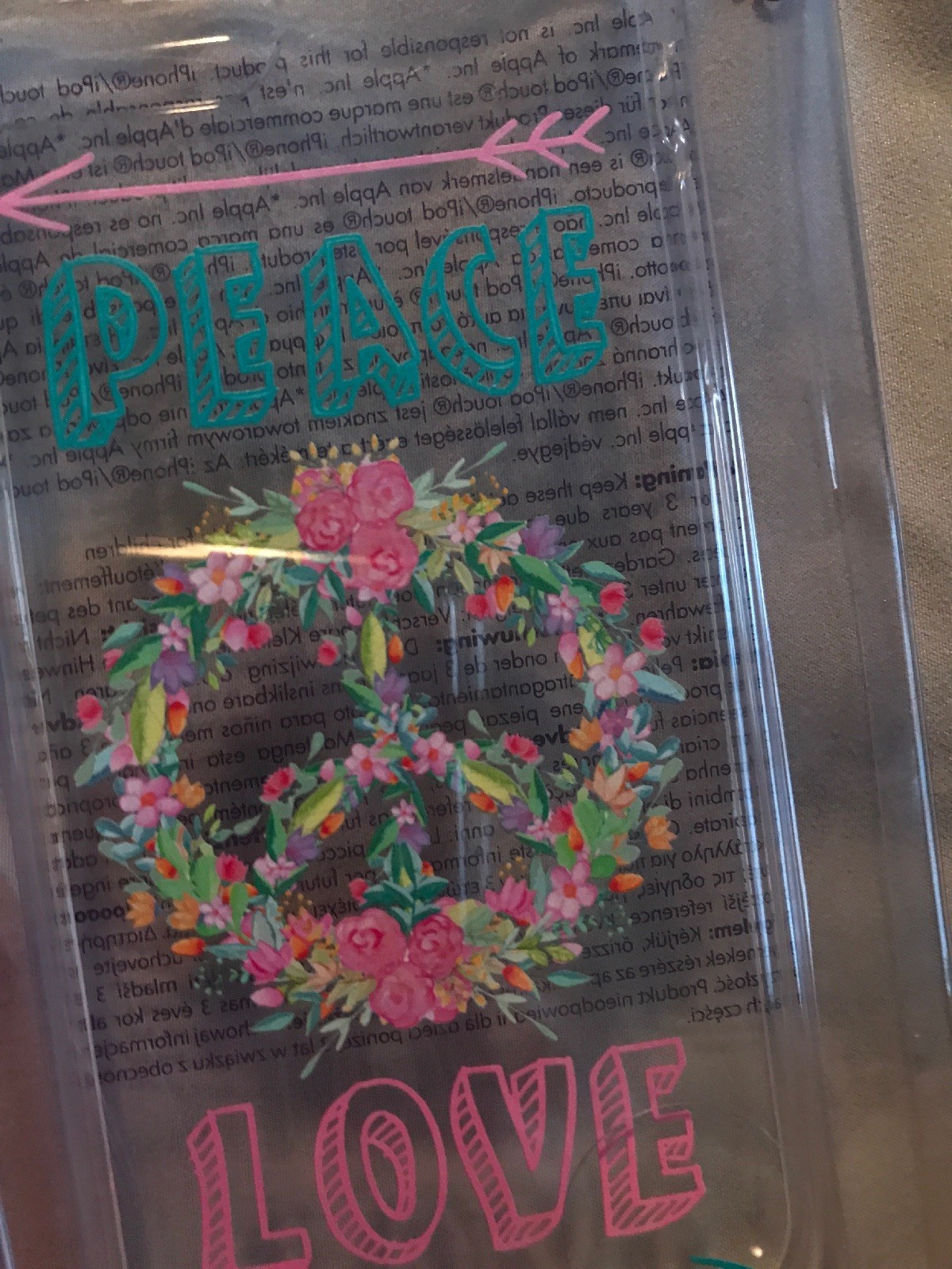 NIB Lot Of 3 iPhone 6 7 Plus Cases Love & Peace Rainbow Poop Emoji ...