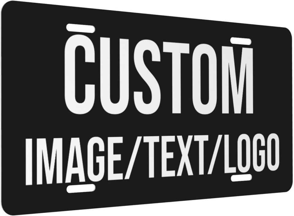 Personalized Custom Aluminum License Plate Car Tag Your Name & Color ...