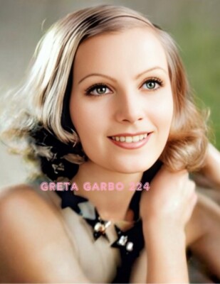 GRETA GARBO #224 BEAUTIFUL COLORIZED PHOTO 11 X 8.5 SHIPS FREE | eBay