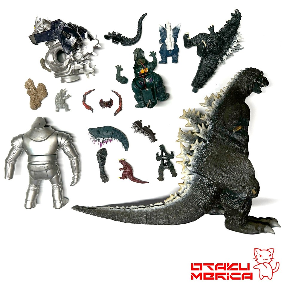 Massive Godzilla Junk / Parts Lot - 6lbs of HG, Hyper Hobby, Bandai ...