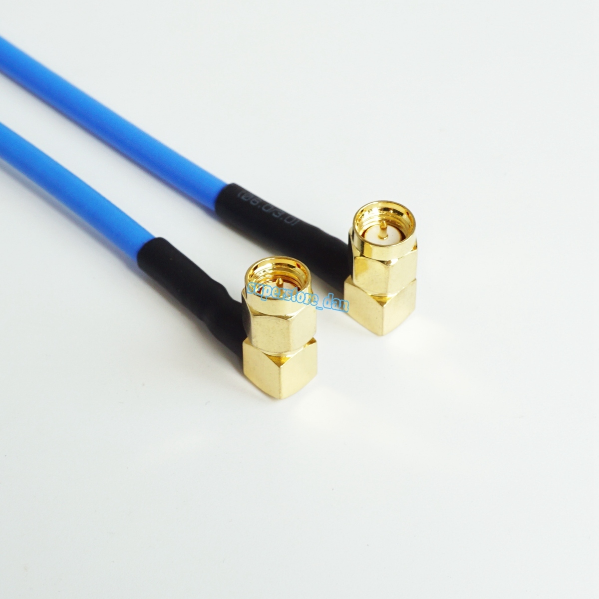 8INCH SMA male right angle to SMA male Plug 90 degree RA RF RG402 Cable ...