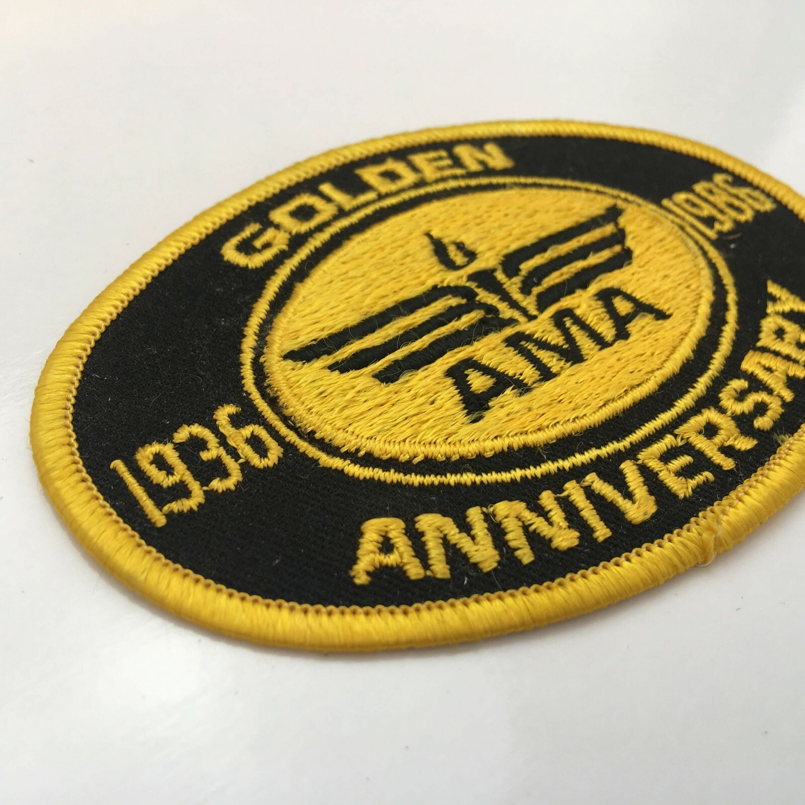 Vintage AMA Academy Of Model Aeronautics Sew On Patch Golden ...