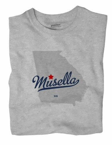Musella Georgia GA T-Shirt MAP | eBay