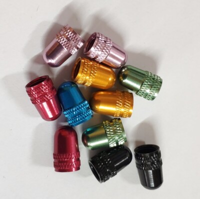 2 PCS Caps cycling / Schrade American valve Inner Tube PINK BLUE RED ...