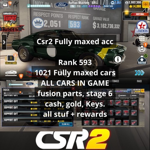 Csr2 - ( iOS/Android )- Csr Racing 2 Drag Racing - 1021 CARS 5.3.0 | eBay