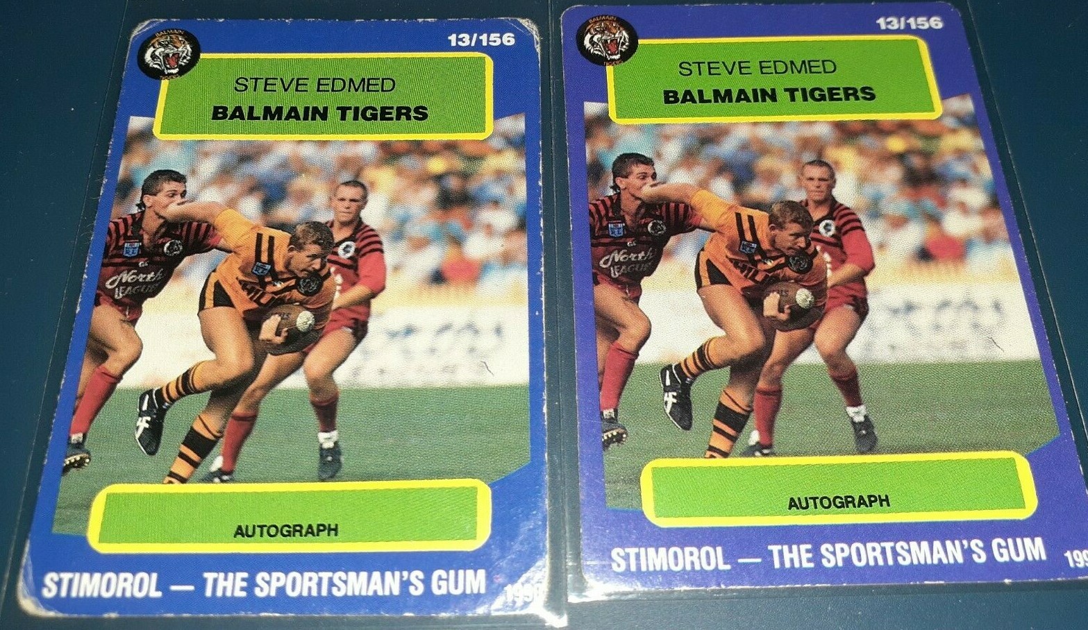 2 x Steve Edmed - Balmain Tigers cards. | eBay
