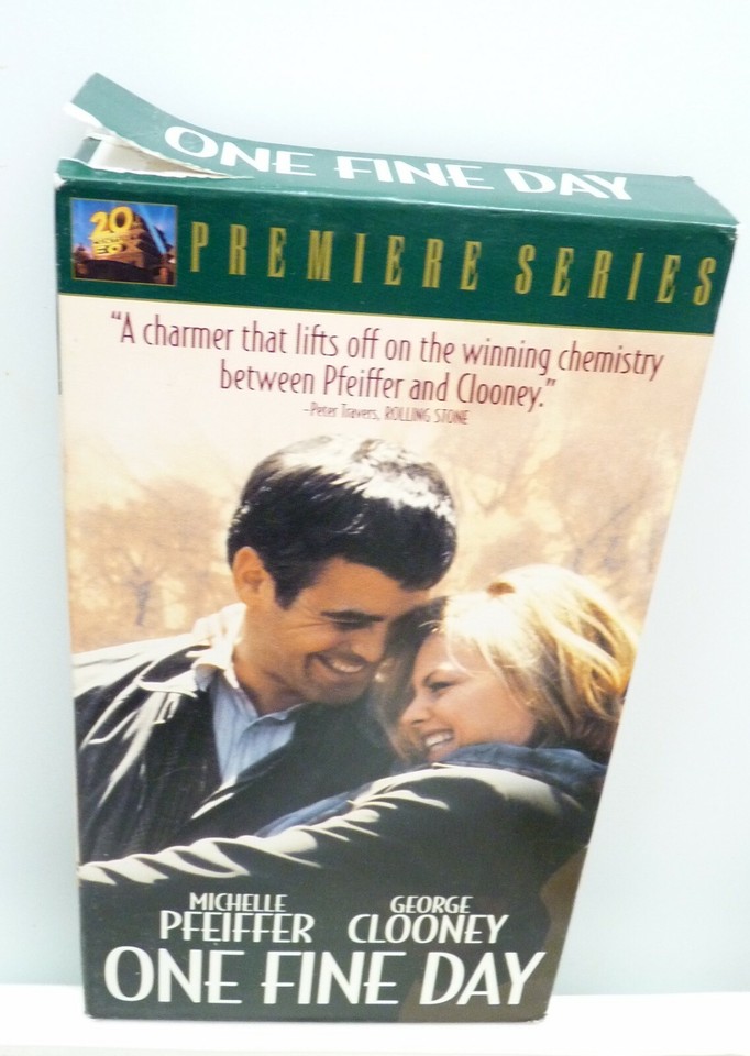 One Fine Day (VHS, 1997, Premiere Series) George Clooney, Michelle ...