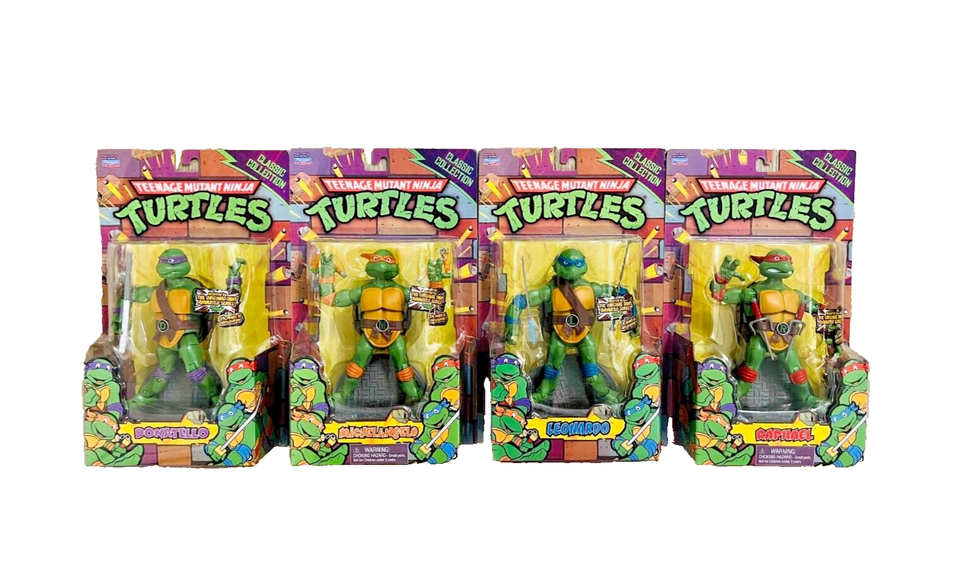 4 LOT TMNT Teenage Mutant Ninja Turtles Classic Collection Action ...