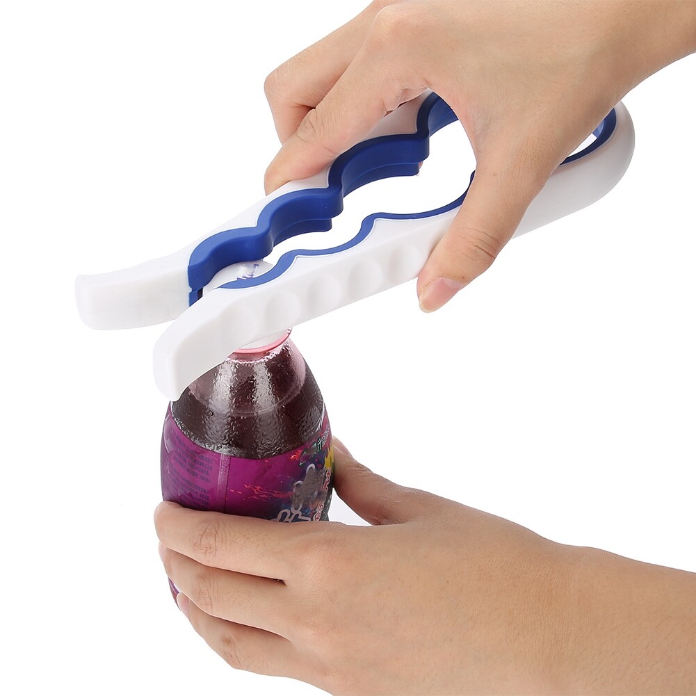 4 In 1 Functional Bottle Cap Opener Jar Can Lid Gripper For Children ...