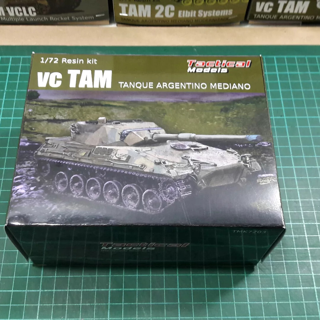 TAM Argentine Army Medium Tank 1:72 scale 3D resin kit w/decals ...