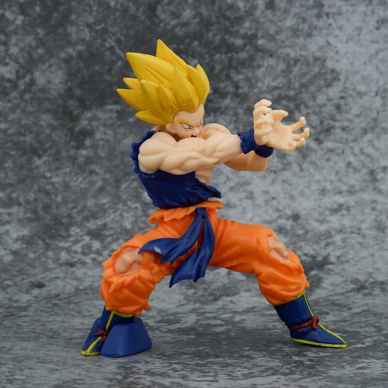 Dragon Ball Z Son Goku Anime Figure Battle Damage Shockwave Manga ...