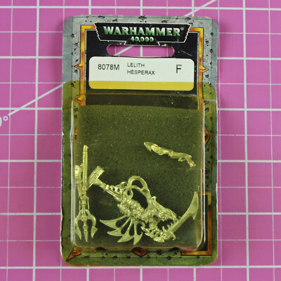 CLASSIC Warhammer 40K Dark Eldar Lelith Hesperax NIB Metal - Rare OOP ...
