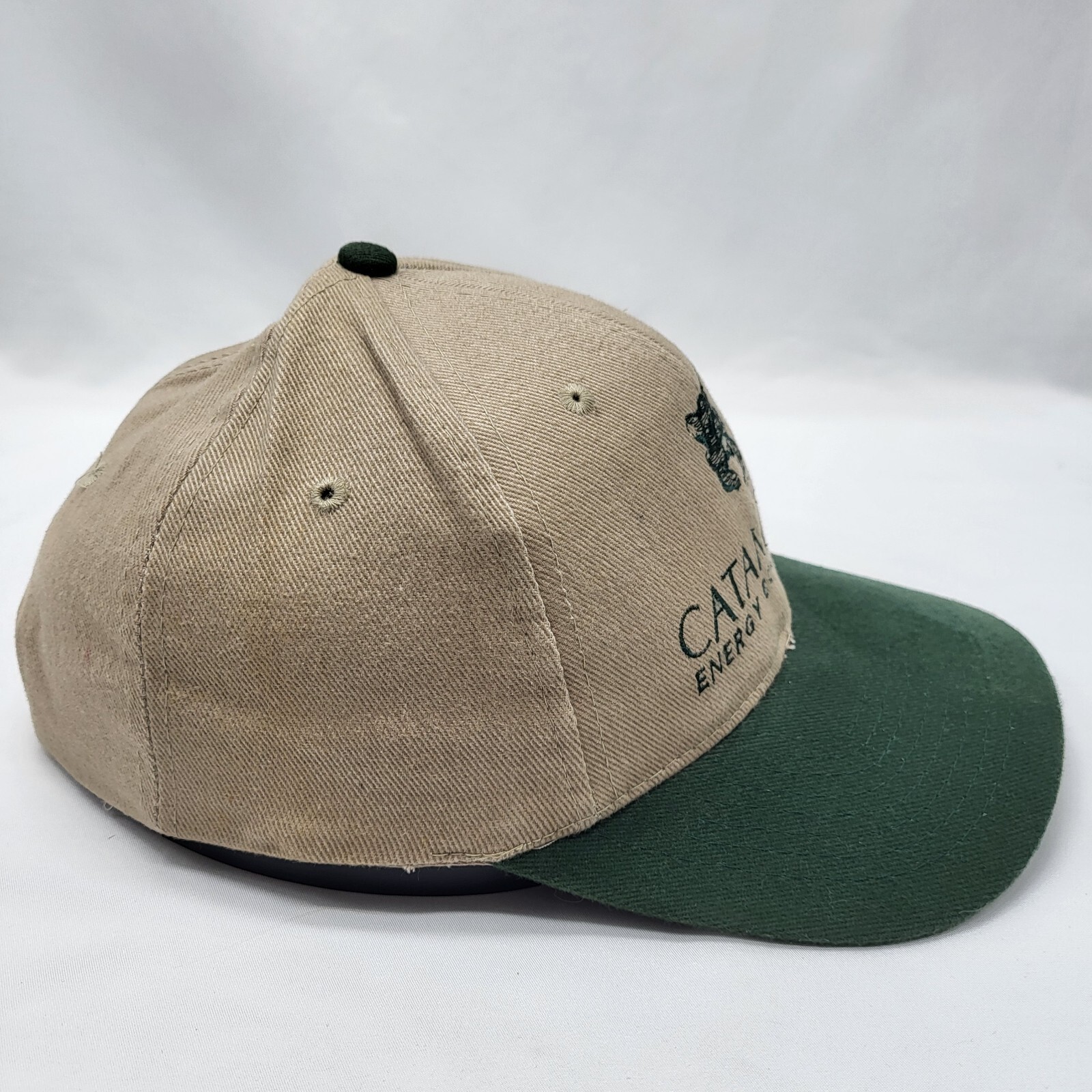 Catamount Energy Corporation Cap - Adjustable Strap - Tan/Green - Cobra ...