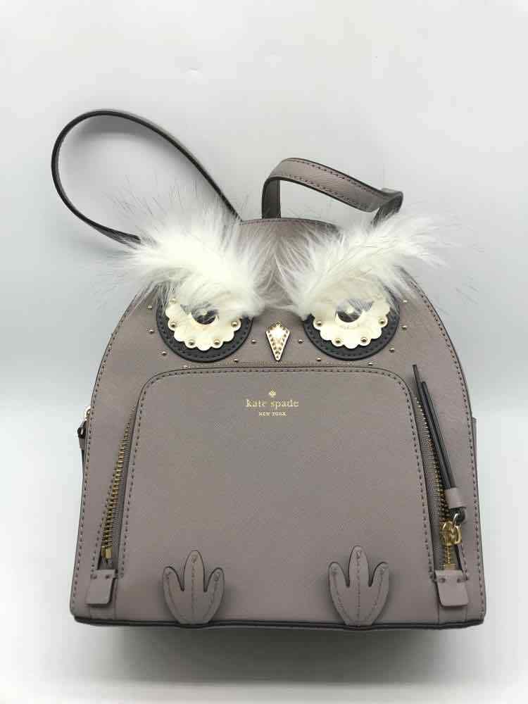 Pre-Owned Kate Spade Grey Backpack Backpack - Gem