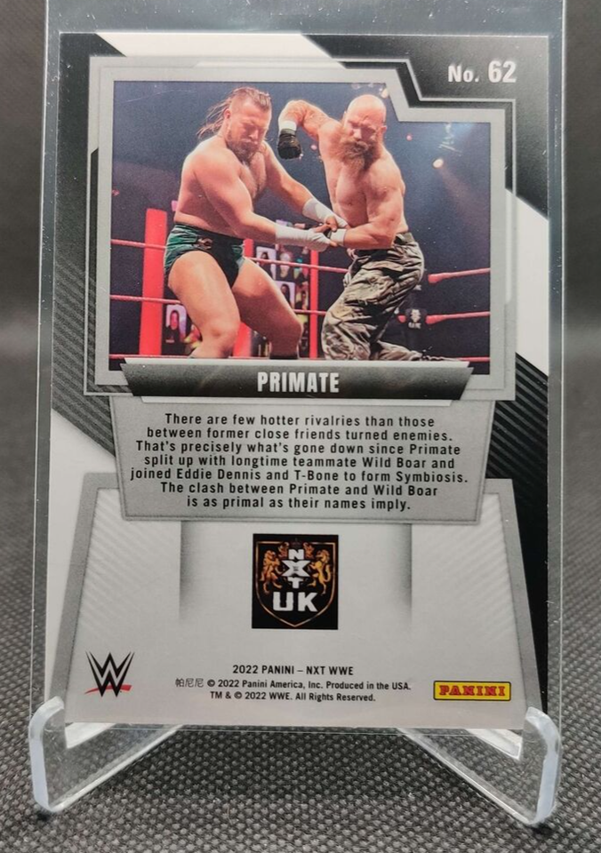 2022 Panini WWE NXT #62 Primate Rookie RC Red /199 wrestling card | eBay
