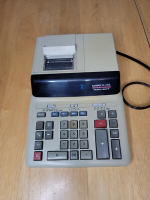 Working Vintage CASIO Heavy Duty Printer DL-220L - 2 Color Printing ...