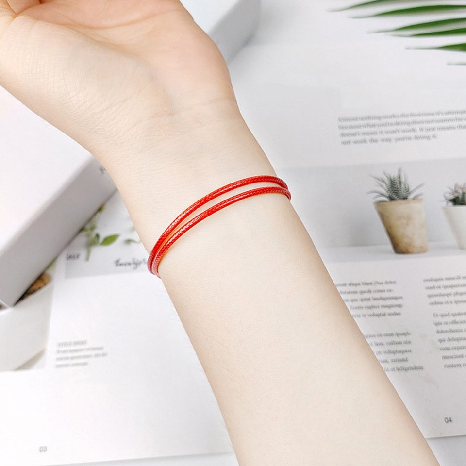 1 Pair Cross Wax Cord Bracelets Couple Wristbands Promise Bracelets ...