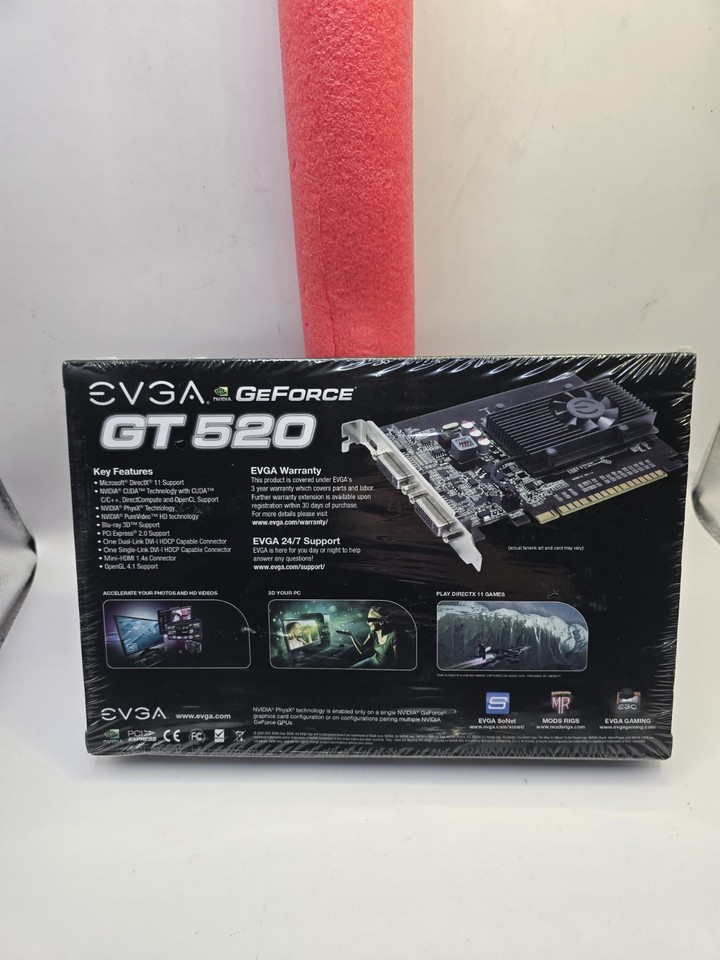 EVGA NVIDIA GeForce GT 520 Graphics Card New | eBay