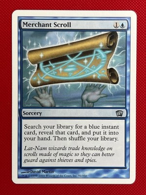 MTG 1X Merchant Scroll X1 Core Set 8th Edition Magic - NM | eBay