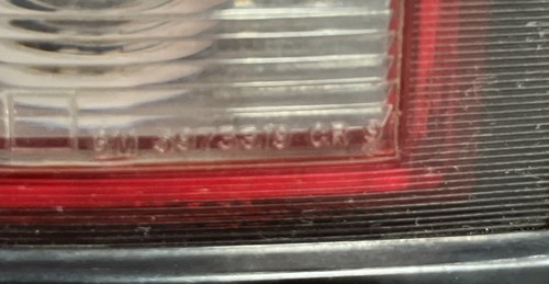 85-94 S15 Jimmy LH Tail Lamp Black Trim S10 Blazer With Light Bulb ...