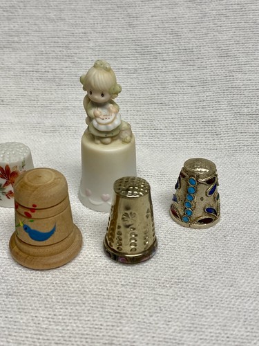 Lot of 12 Vintage Thimbles & Thimble Shot Glass | eBay
