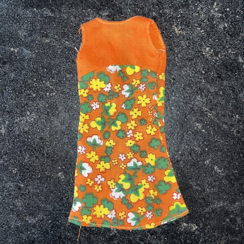 Vtg BARBIE CLONE HONG KONG Mego Mod PRINT Dress Rare 60’s | eBay Australia