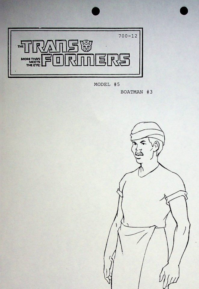 The Transformers 1984 G1 Production Series Model Cel Layout Sunbow ...