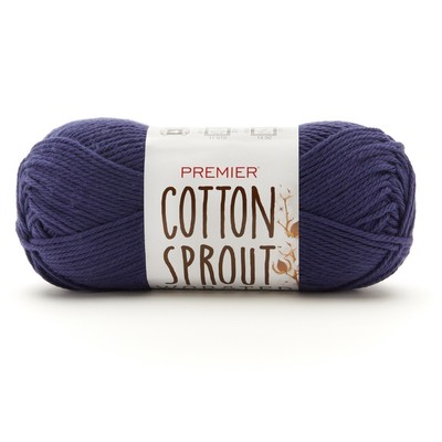 Premier Cotton Sprout Worsted Yarn-Navy - 3 Pack | eBay
