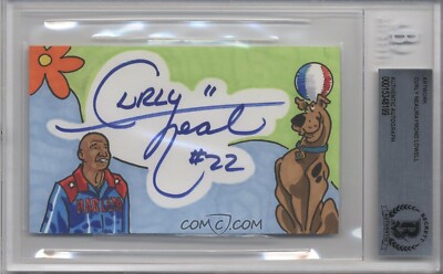 CURLY NEAL SCOOBY DOO HARLEM GLOBETROTTERS SIGNED ORIGINAL ART SKETCH 1 ...