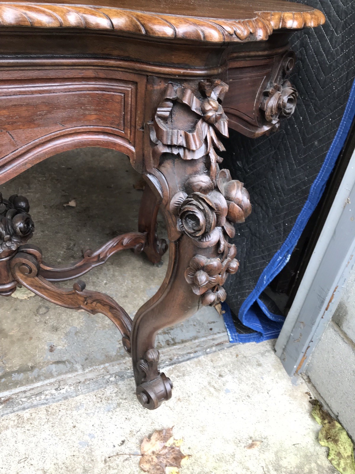 ROSEWOOD CARVED ROCOCO TABLE, ALEXANDER ROUX | eBay