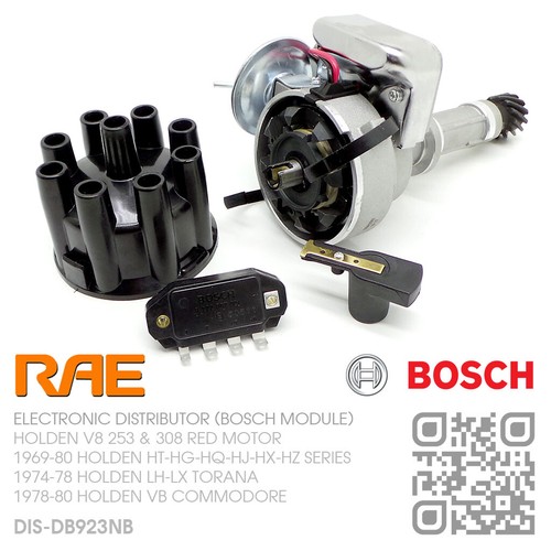ELECTRONIC DISTRIBUTOR & BOSCH MOD V8 253-308 RED ENGINE [HOLDEN VB ...
