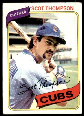 1980 TOPPS SCOT THOMPSON . CHICAGO CUBS #574 | eBay