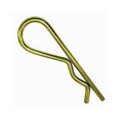 R Clips Plated Retaining Split Pins for Clevis Pins Yellow Zinc ...